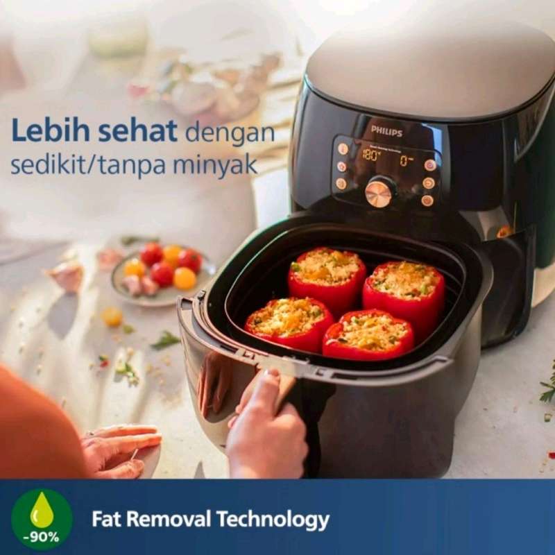 Jual Philips Hd9860 Smart Air Fryer Xxl 1.4 Kg 7.3 Liter Hd 9860 Di ...
