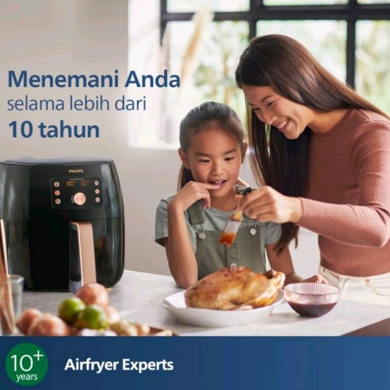 Jual Philips Hd9860 Smart Air Fryer Xxl 1.4 Kg 7.3 Liter Hd 9860 Di ...