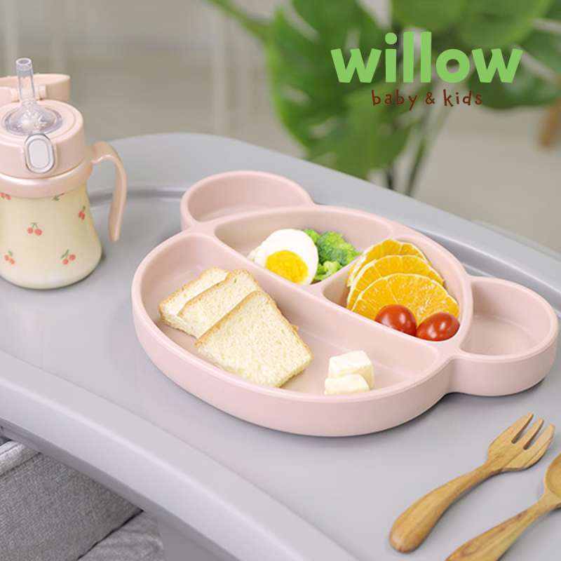 Jual Alat Makan Bayi - Grosmimi Little Silcone Suction Food Plate Baby ...