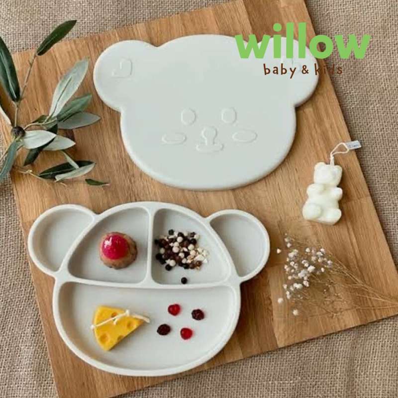 Jual Alat Makan Bayi - Grosmimi Little Silcone Suction Food Plate Baby ...