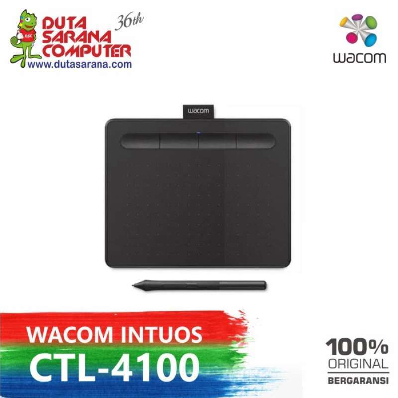Jual Drawing Tablet Wacom Intuos Ctl4100 Ctl-4100/k0ck 4096 Pressure ...