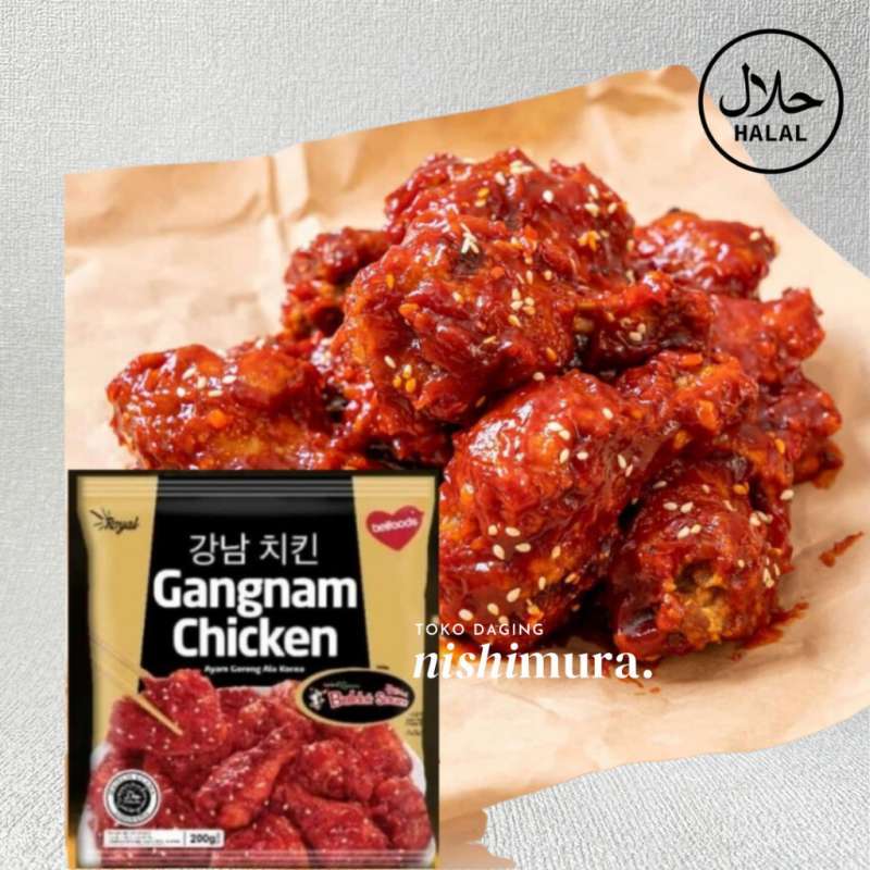 Jual Gangnam Chicken Ayam Goreng ala Korea Belfoods - Bumbu Pedas Spicy ...
