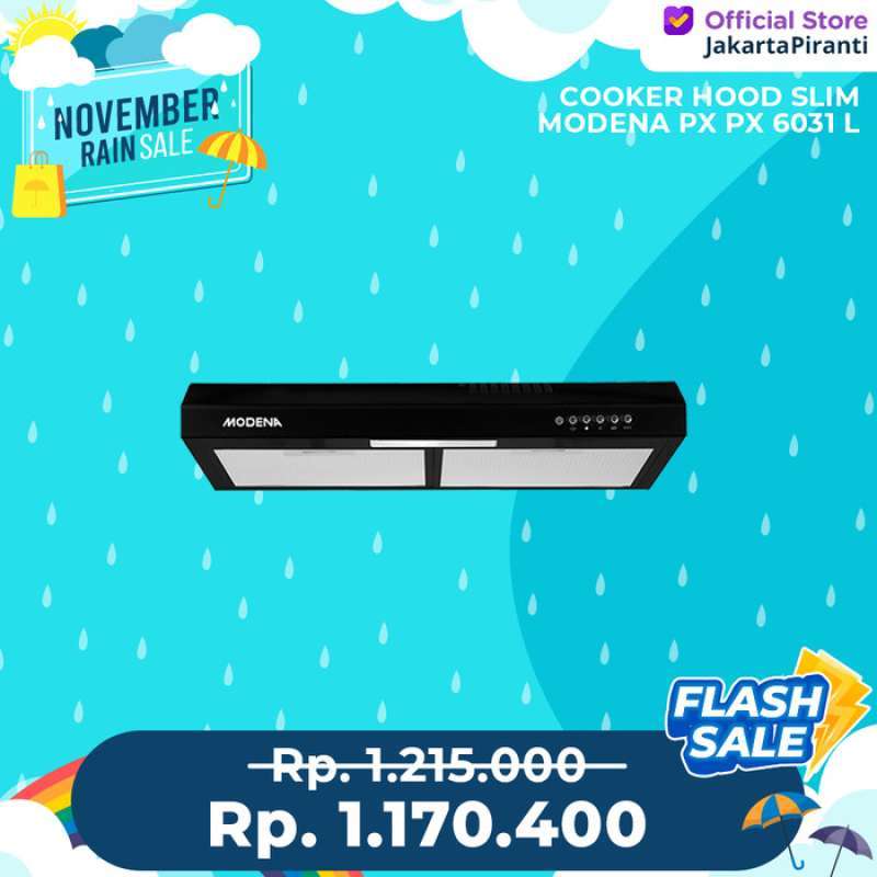 Promo Slim Hood Modena Px 6031 L - Cooker Hood 60 Cm New - Tambah Bubble Diskon 4% di Seller ...