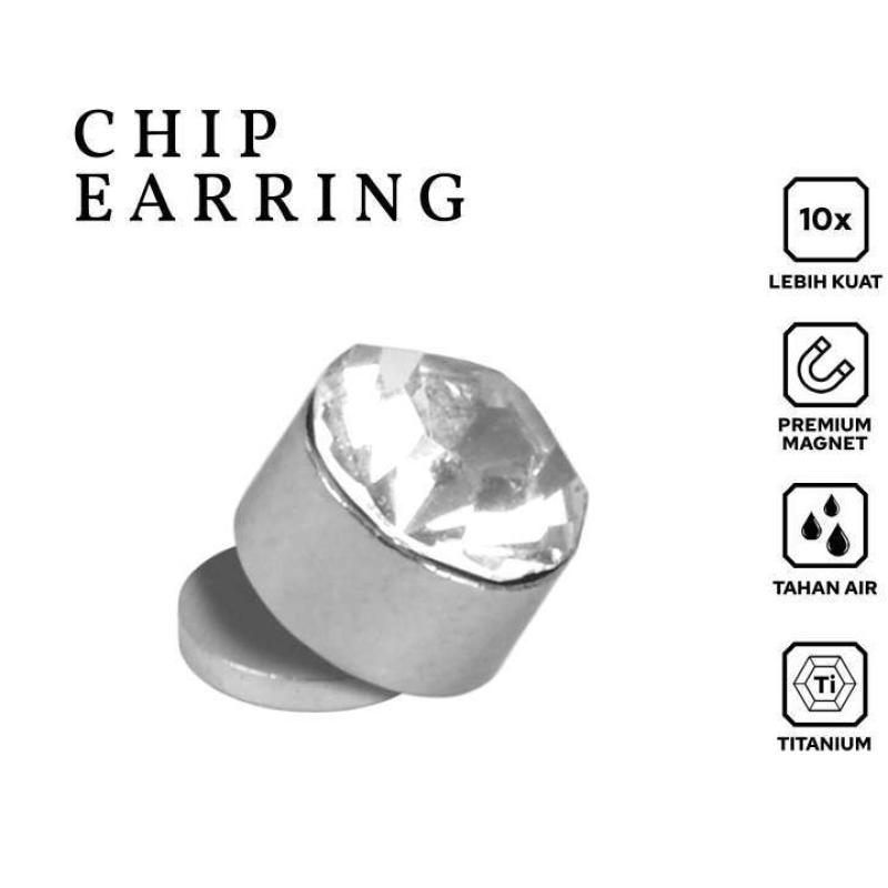 Jual Emrys Chip Anting Magnet Titanium Anti Karat Pria Dan Wanita Di ...