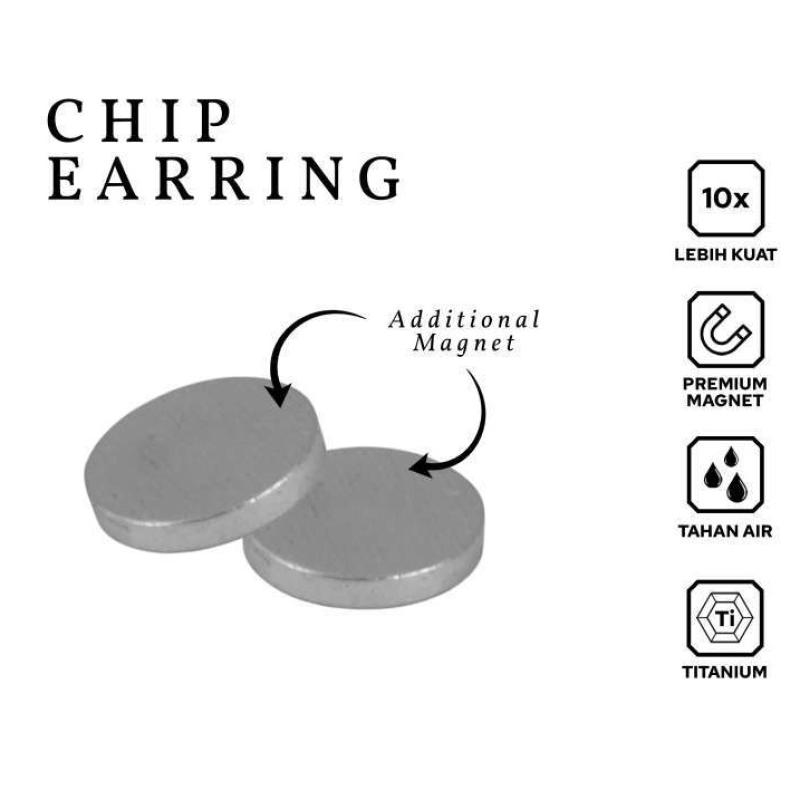 Jual Emrys Chip Anting Magnet Titanium Anti Karat Pria Dan Wanita Di ...