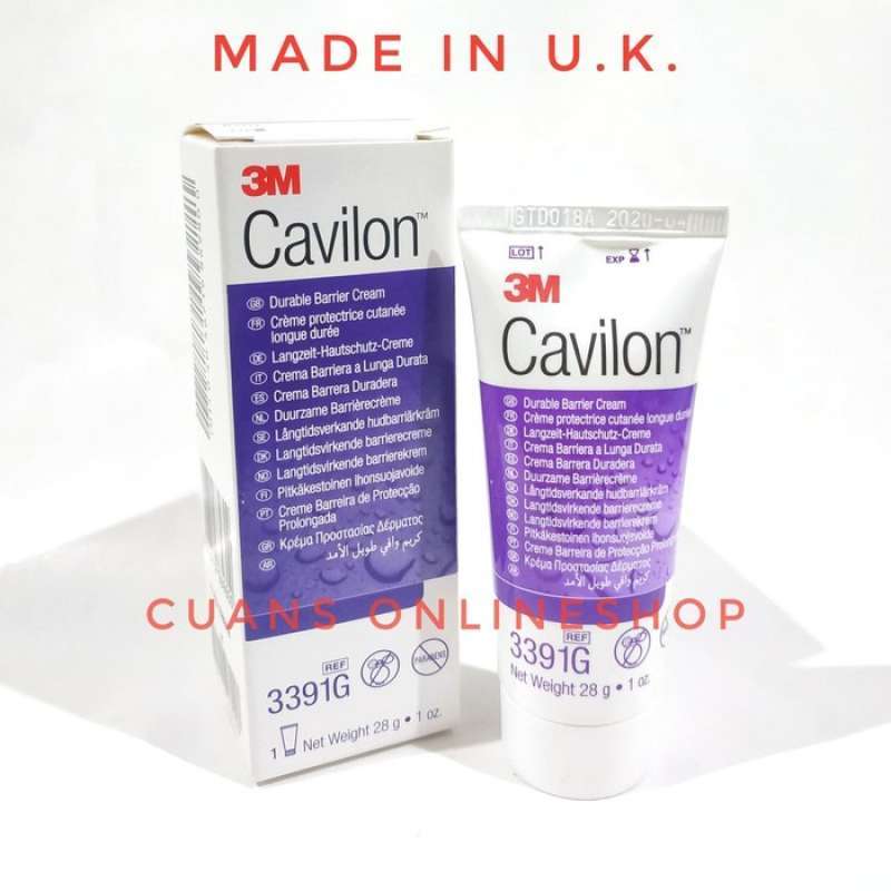 Jual 3M Cavilon Barrier Cream 28 Gram Code 3391G. Krim Luka Dan Ruam di ...