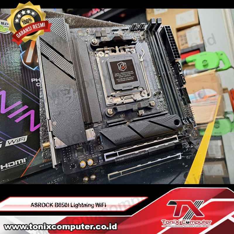 Promo Sale Asrock B650I Lightning Wifi Motherboard Amd Socket Am5 Ddr5 ...