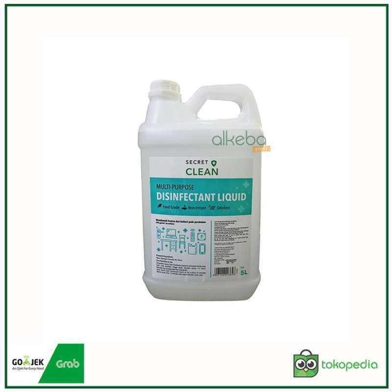 Promo Secret Clean Disinfectant Liquid / Multi Purpose Desinfectan 5 ...