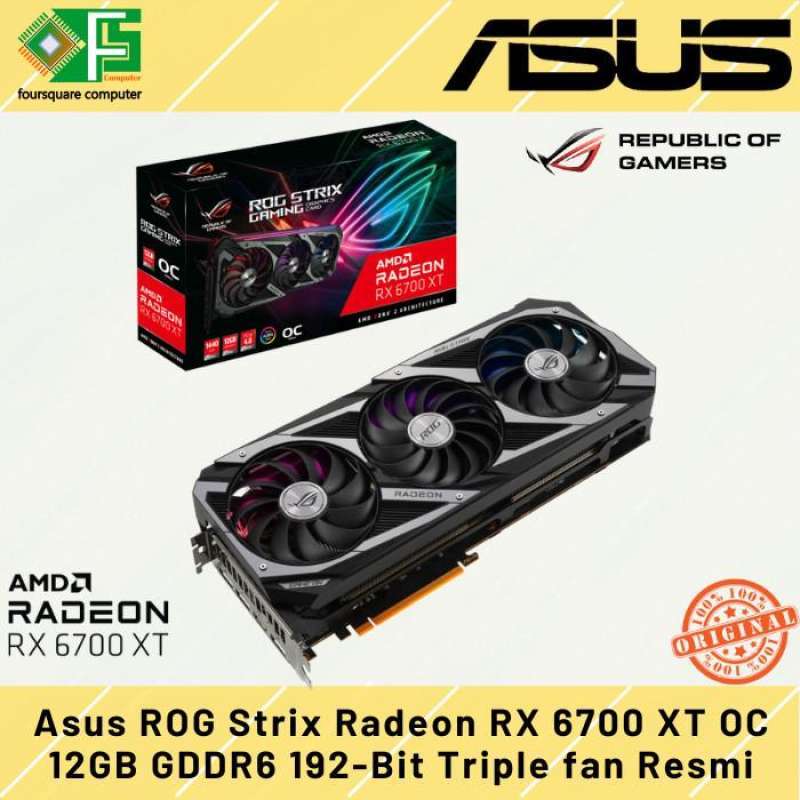 Jual Asus Rog Strix Rx 6700 Xt Original Murah - Harga Diskon Juli 2024 ...
