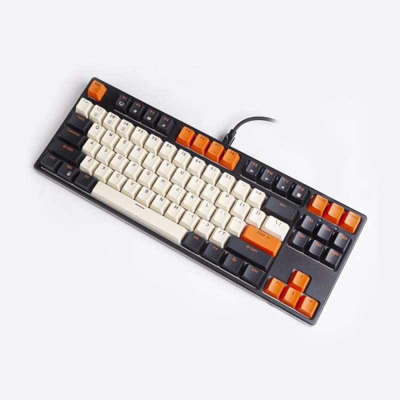 Jual Keyboard Mechanical Paradox Ghost GH87 PBT Carbon Gateron Switch ...