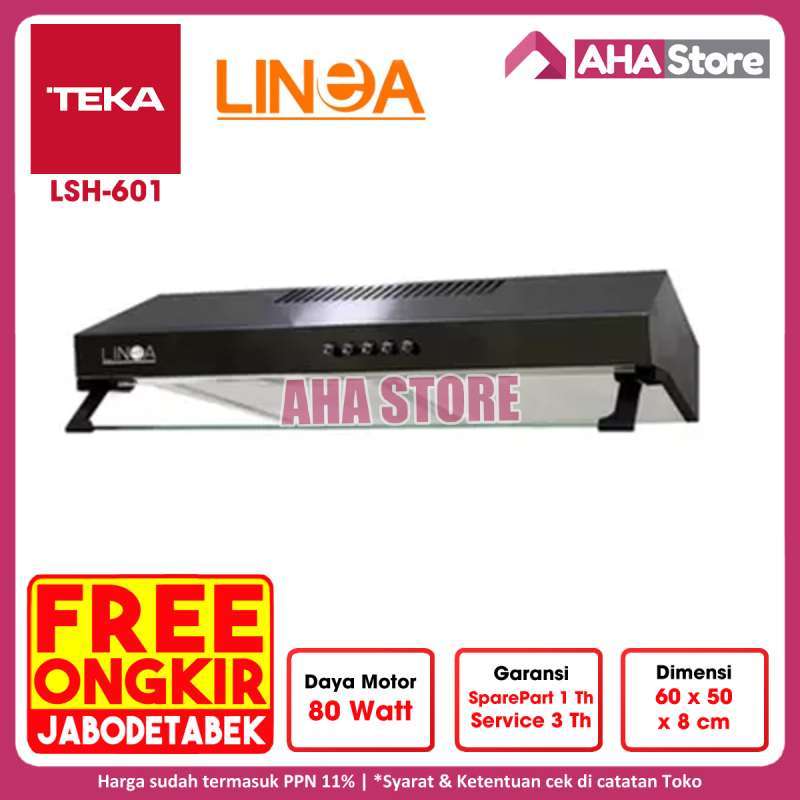 Promo Teka Linea Slim Cooker Hood 60 cm Penghisap Asap LSH601 LSH-601 ...