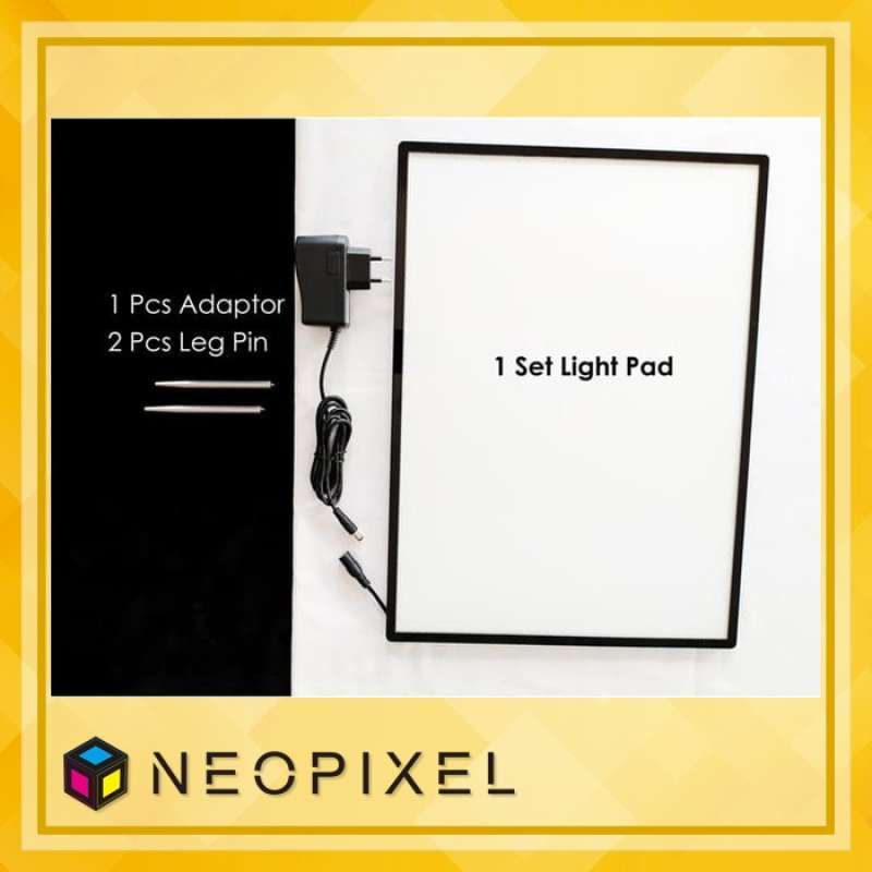 Promo Papan Neon Box LightBox Custom Menu Cafe LED Lightpad A3 Meja ...