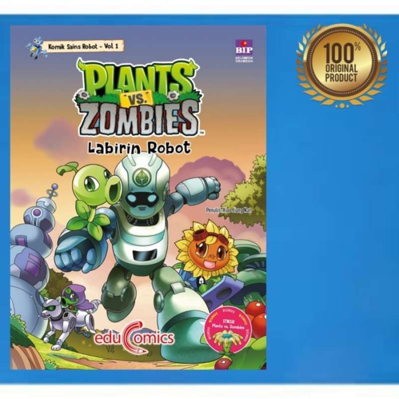 Promo Buku Seri Plants Vs Zombies - Labirin Robot / Original Diskon 29% ...