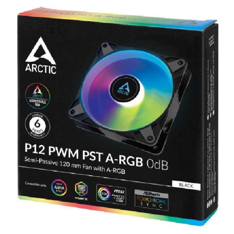 Jual Arctic P12 PWM PST A-RGB | Fan Casing 12 cm ARGB | Fan case 120 mm - Hitam di Seller ...