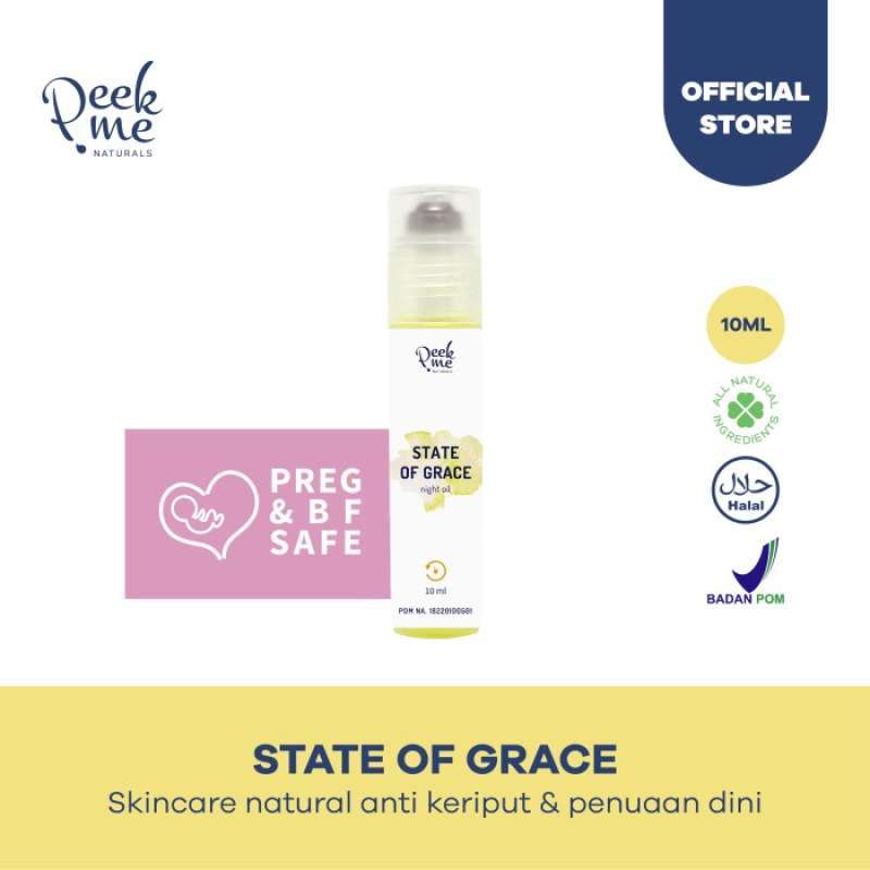 Promo Peek Me State Of Grace Oil Anti Kerutan Anti Aging Kulit Dini Skincare Diskon 23% di ...