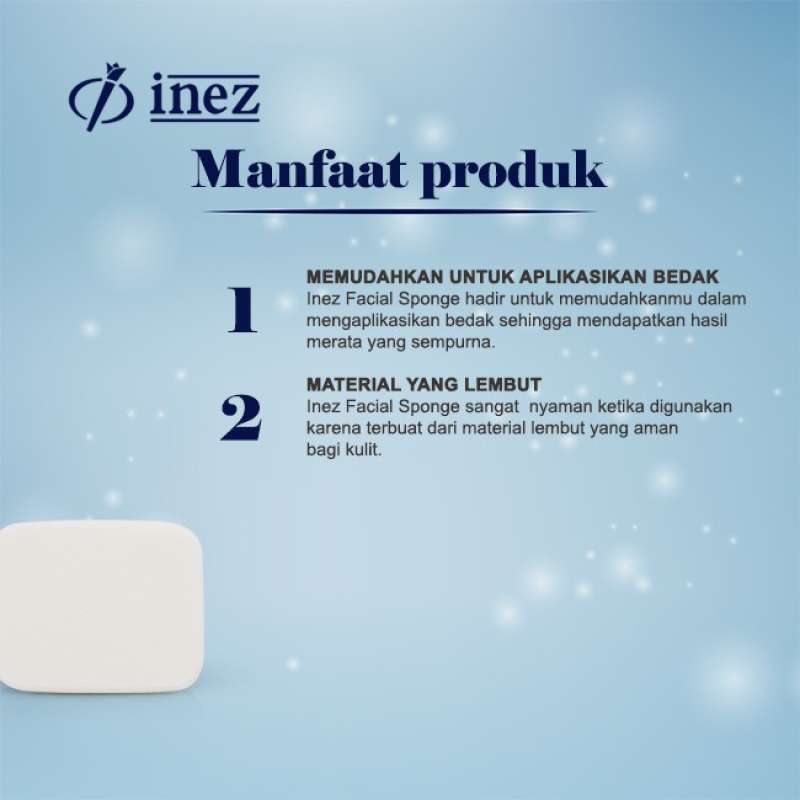 Jual Inez Facial Sponge Spons Bedak Padat Di Seller Syabia Beauty ...