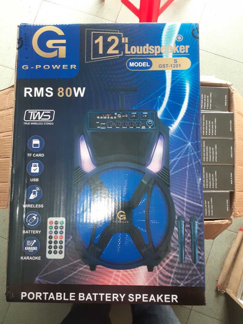 Promo Speaker G Power 12 Inch Gst-1201 speaker bluetooth Diskon 9% di ...