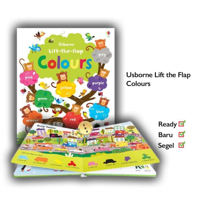 Jual Buku Usborne See Inside Lift The Flap Book Collection - Colours di ...