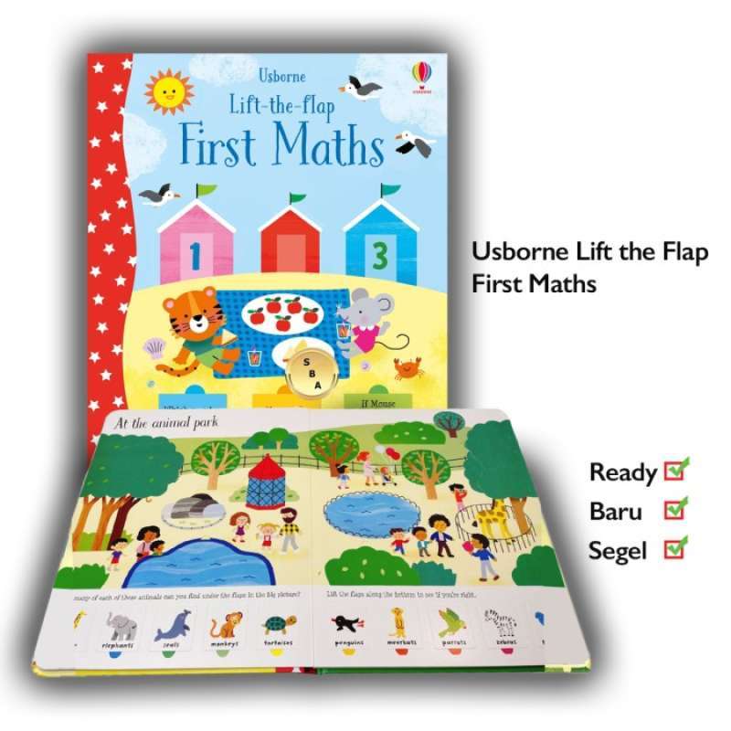 Jual Buku Usborne See Inside Lift The Flap Book Collection - First Math ...
