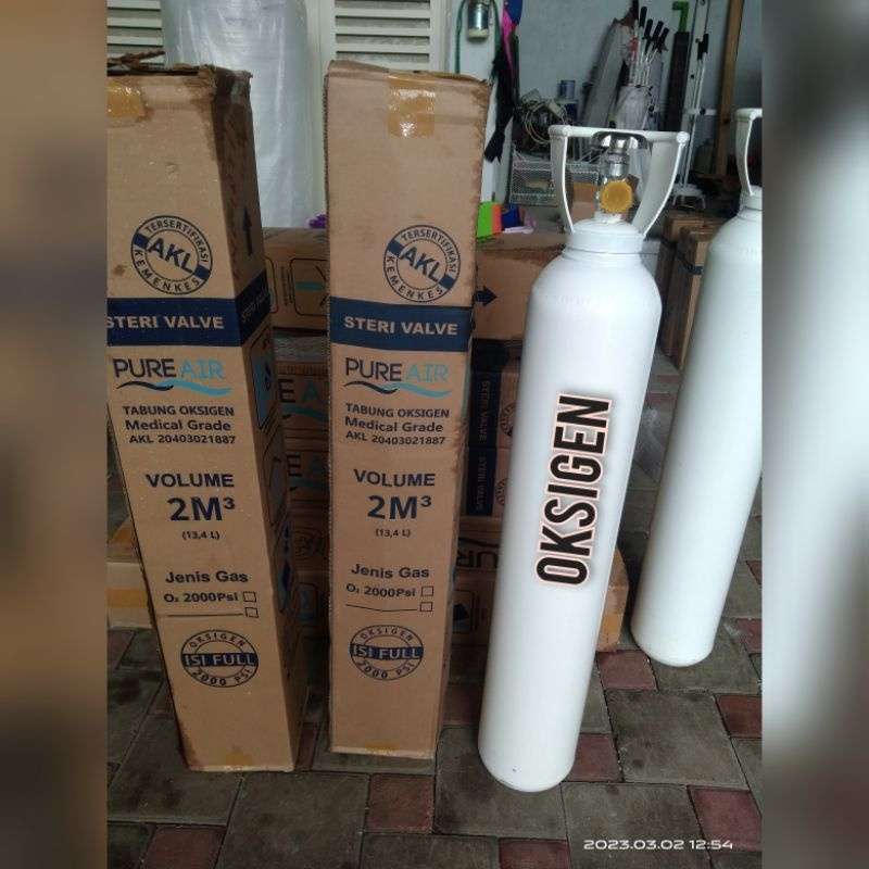 Jual TABUNG OKSIGEN 2m3 LENGKAP - 2M3 TABUNG+ISI di Seller PROWARE - Pajang, Kota Surakarta ...