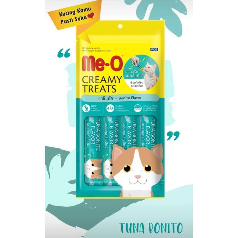 Promo Me-o Meo Creamy Treats 60 Gr ( 4 X 15 Gr ) | Cemilan & Snack ...