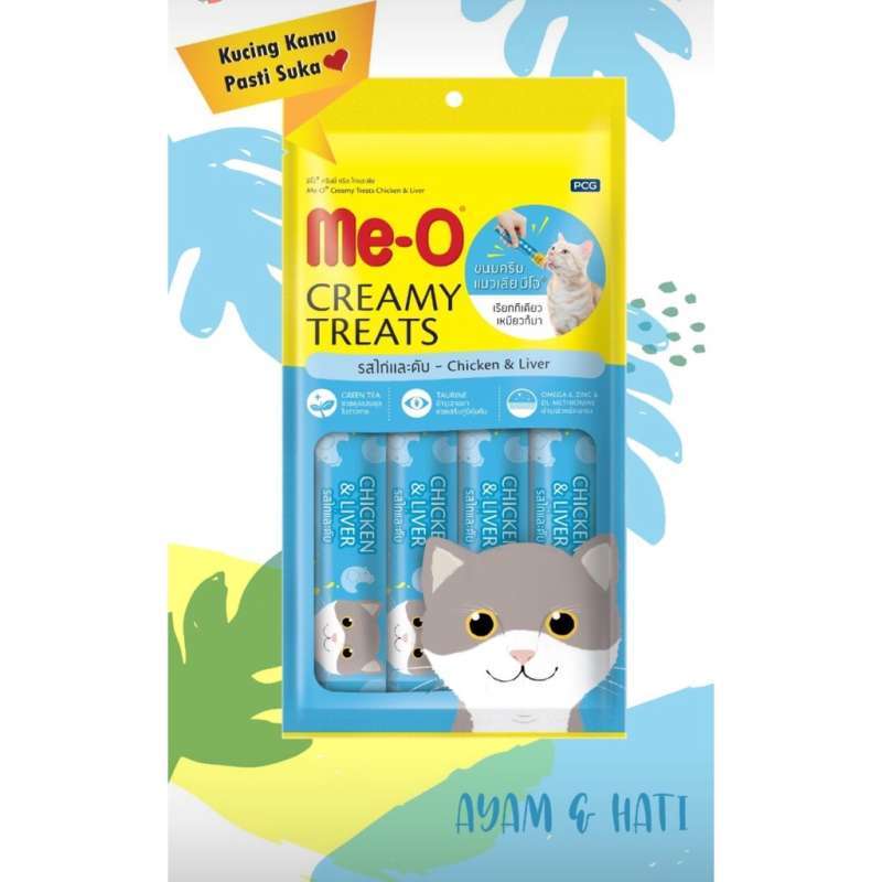 Promo Me-o Meo Creamy Treats 60 Gr ( 4 X 15 Gr ) | Cemilan & Snack ...