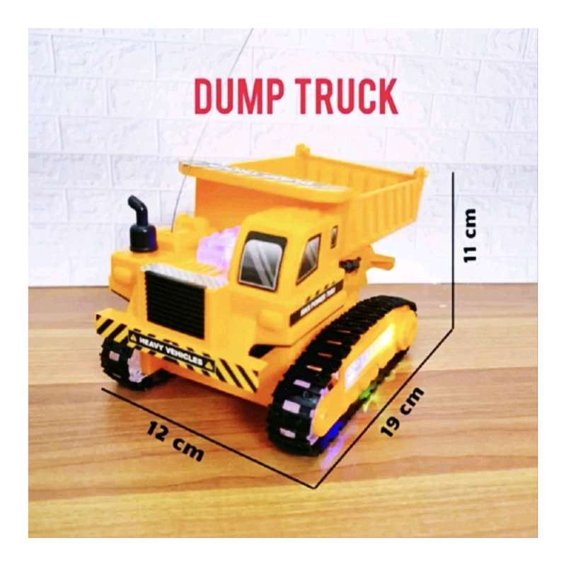Promo Mainan Dump Truck Constraction Mobilan Remote Truk Dump With Acc ...