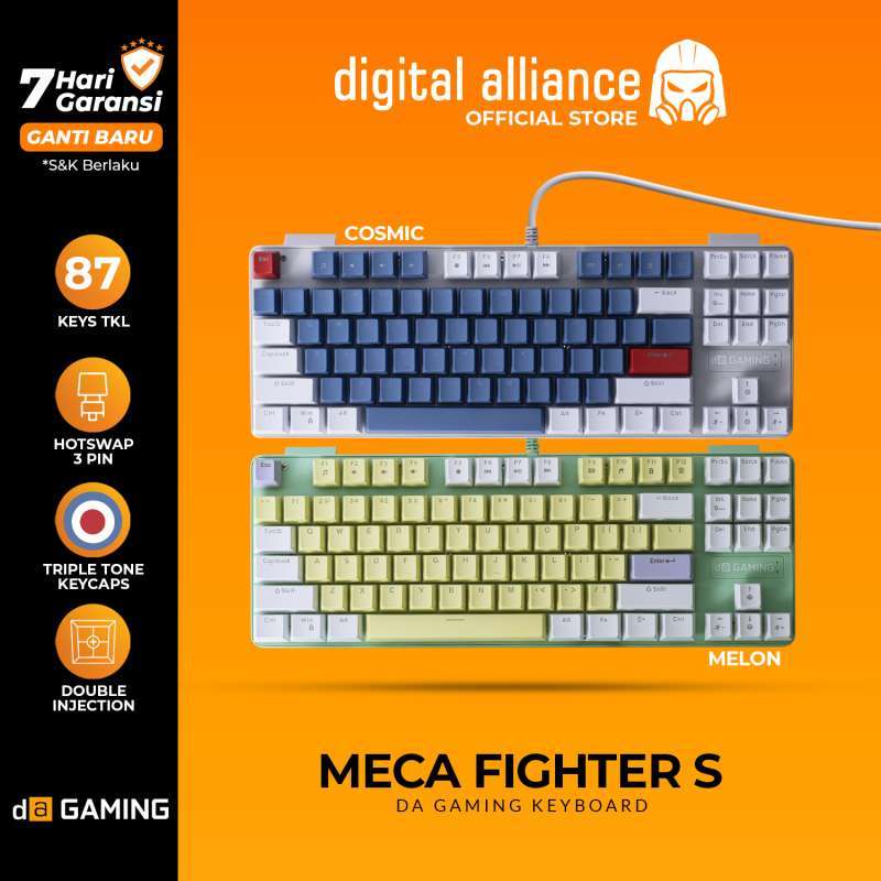 Promo Keyboard Gaming Digital Alliance Mechanical Outemu Removable ...