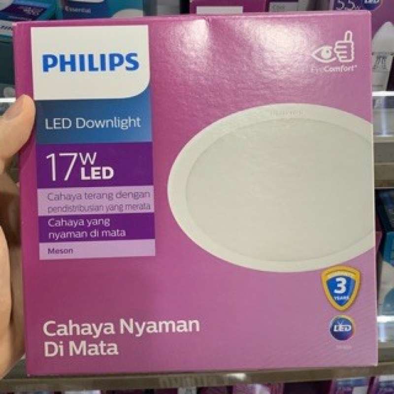Promo Lampu Downlight Led Philips Meson 17watt 17w 59466 Warna Putih ...