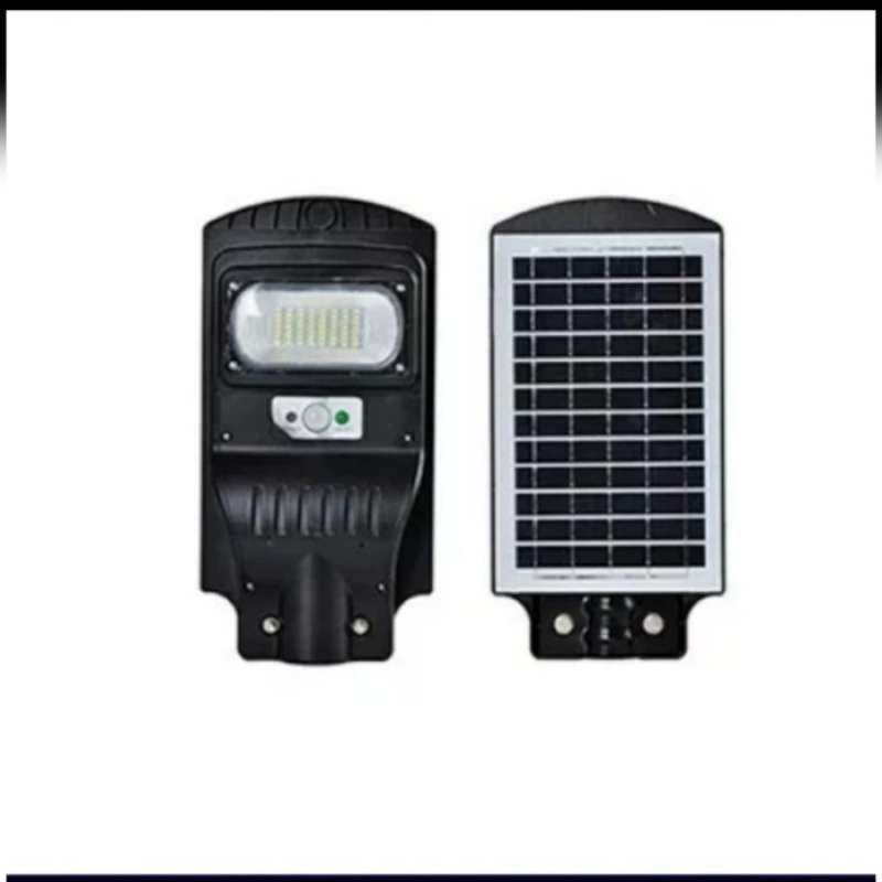 Promo lampu jalan led all in one 40w 40 w solar sel panel surya ...