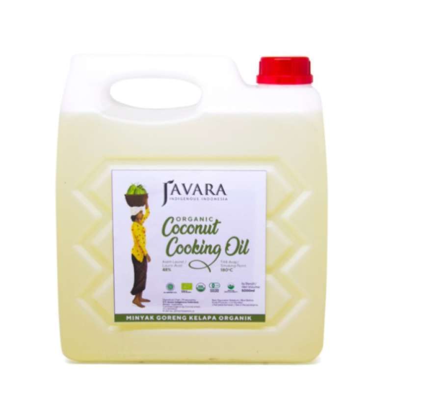 Promo Javara, Premium Cold Press Coconut Oil (Cooking Oil) 5L Diskon 23 ...