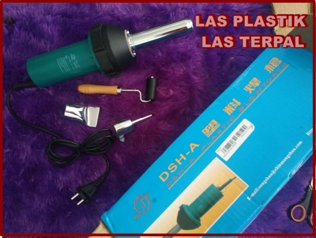 Promo DSH torch 1080w welding gun welder las plastik terpal geo membran hdpe Diskon 28% di ...