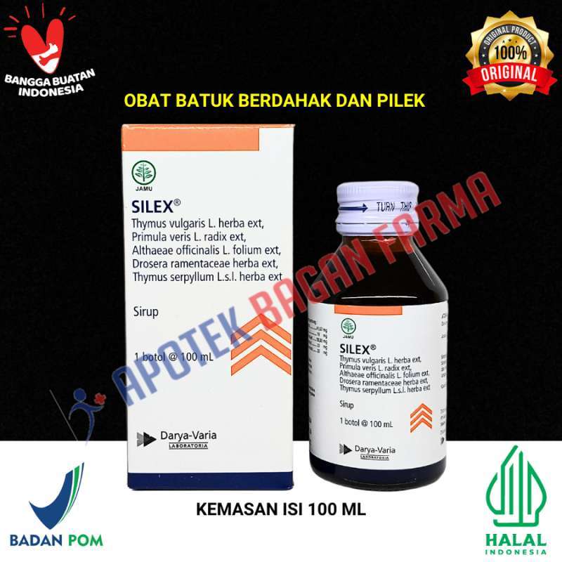 Jual Silex Syrup 100ml - Obat Batuk Pilek Herbal Di Seller Apotek Bagan ...