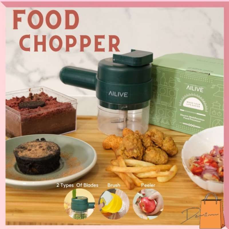 Promo Blender Pengiris Sayuran 4in1 Portable USB Wireless Mini Food ...