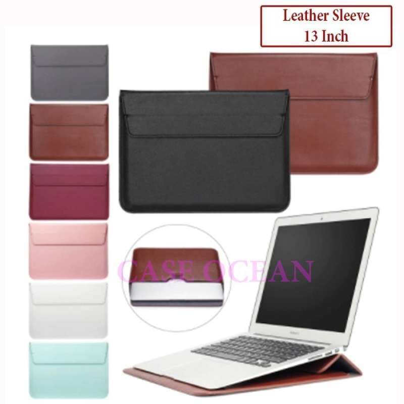 Jual asus rog flow x13 leather case sleeve slim cover pouch stand kulit ...
