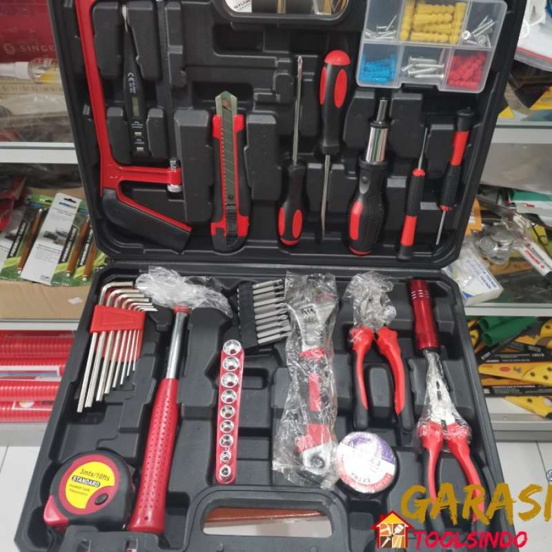 Promo Toolkit 109pcs Toolbox Toolset Tool Kit Perkakas Tool Set Tool Box Diskon 23% Di Seller ...
