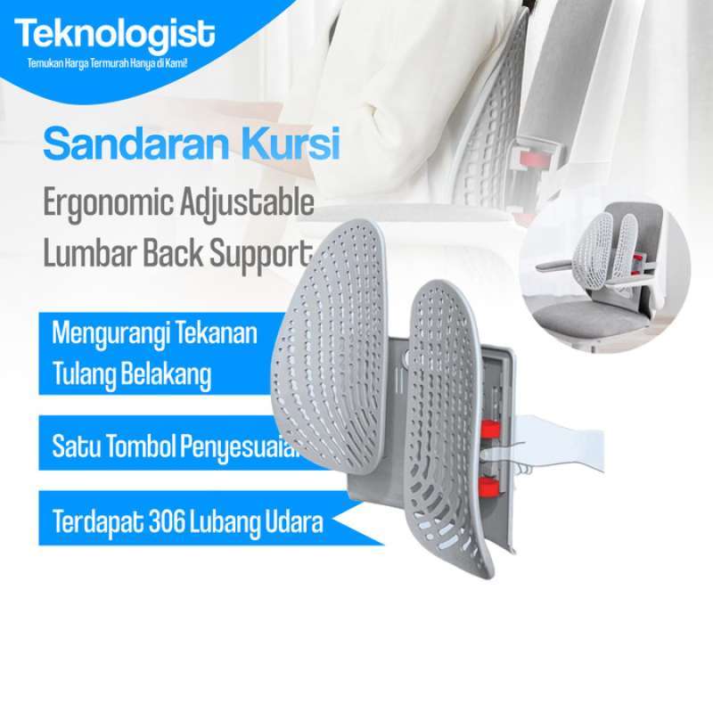 Promo Sandaran Kursi Ergonomic Back Support Dynamic Backrest Diskon 23% ...