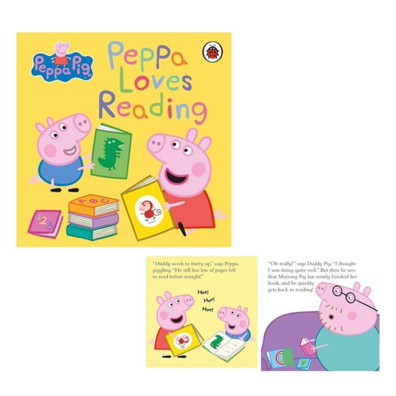 Promo Peppa Pig Story Book Peppa Loves Reading Diskon 23% Di Seller Kim ...