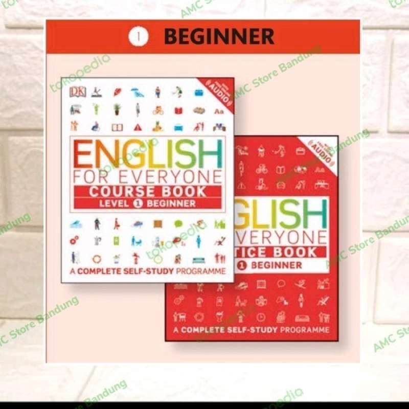 Promo English for Everyone - Level 1 Beginner Course Book & Practice ...