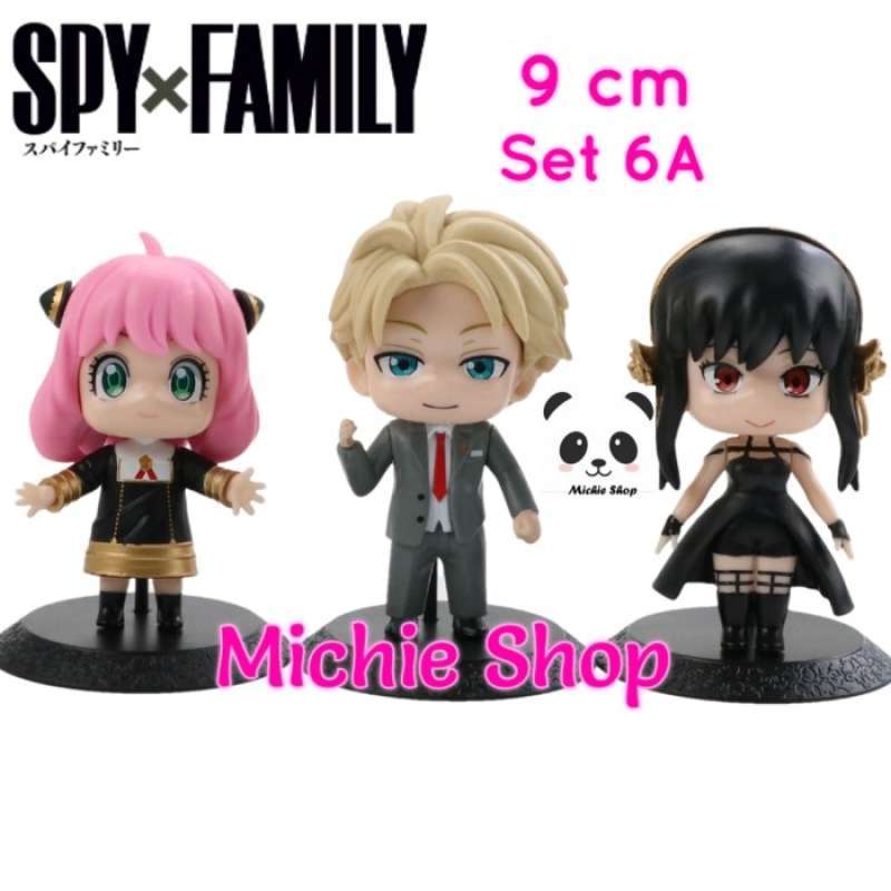 Promo Anime Spy X Family (set 6) Topper Figure Anya Loid Yor Forger ...