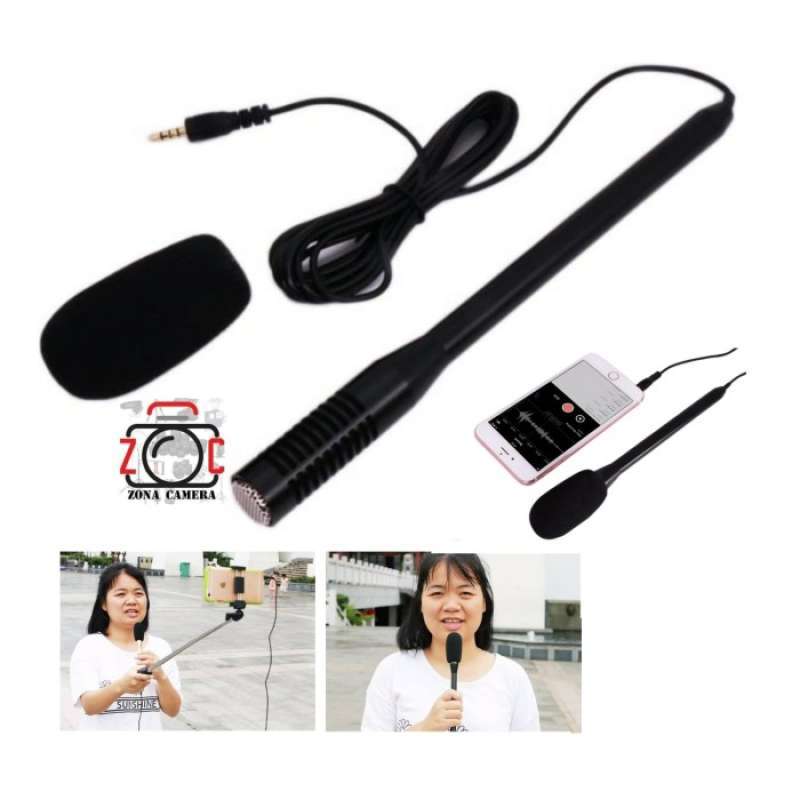 Promo Microphone For Smartphone Laptop Action Camera Mic Kabel Hp ...
