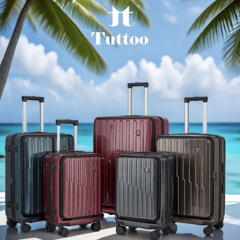 Promo Tuttoo Koper Y45 Ukuran 20 Inch Kabin Size Tsa Lock Tahan Banting ...
