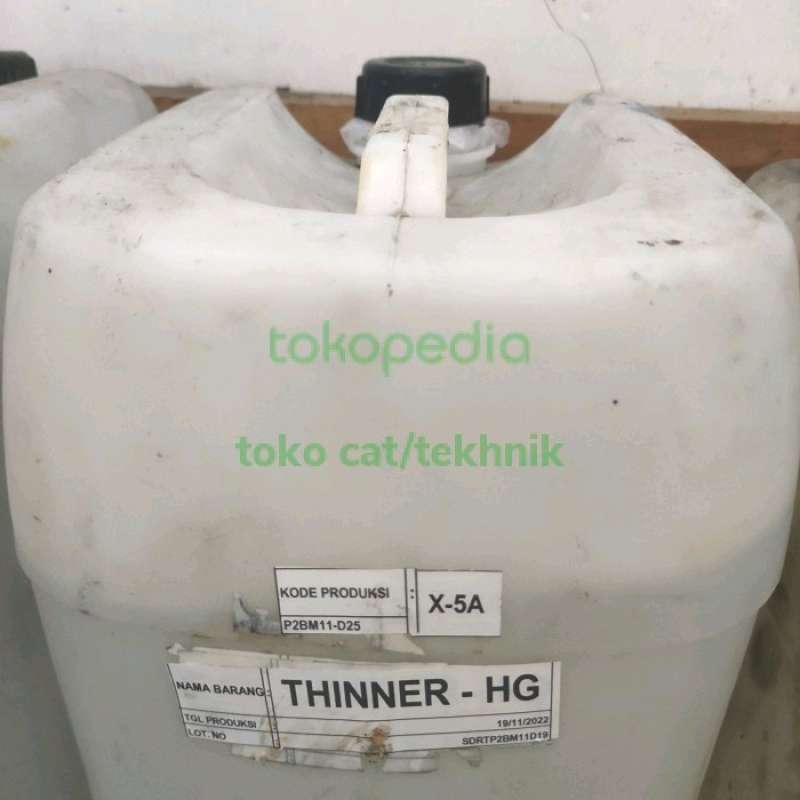 Promo Thinner ND HG PU + Drigen isi 20L Thinner Diskon 23% di Seller Rabatan Store - Cengkareng ...