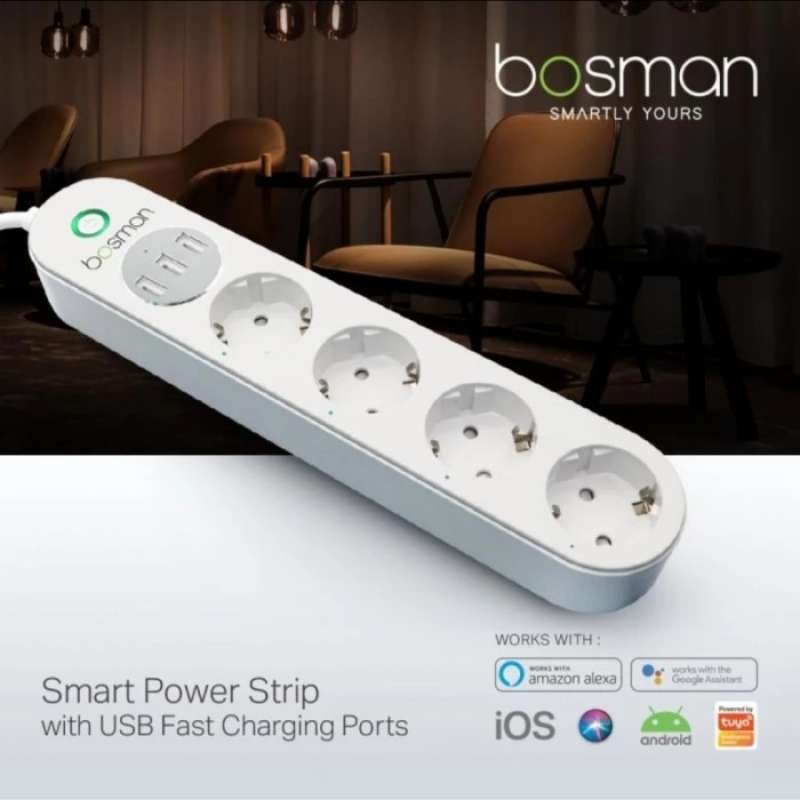 Promo Bosman Smart Power Strip - Stop Kontak Wifi IoT SmartHome Mirip Bardi Diskon 23% di Seller ...