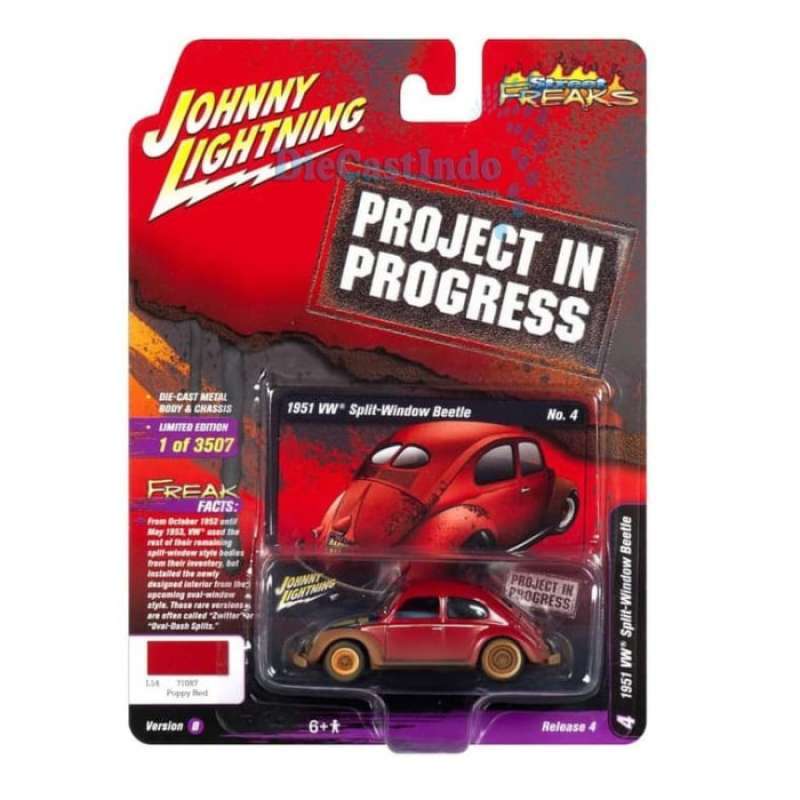 Promo Johnny Lightning Project In Progress 1951 VW Split-Window Beetle ...
