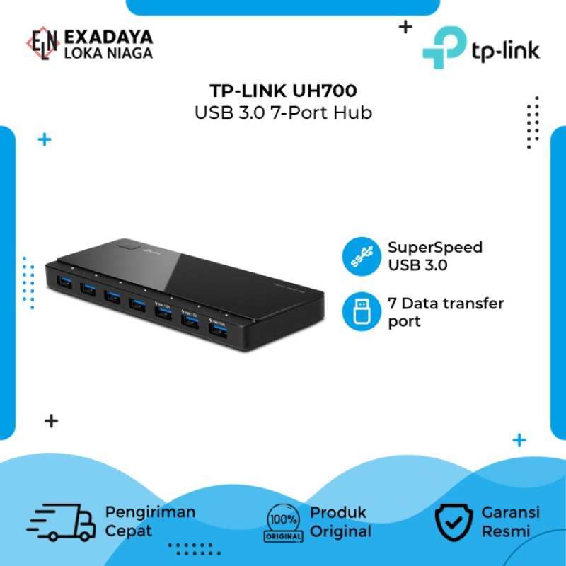 Promo Tp-link Uh700 Usb 3.0 7-port Hub Diskon 23% Di Seller Alice ...