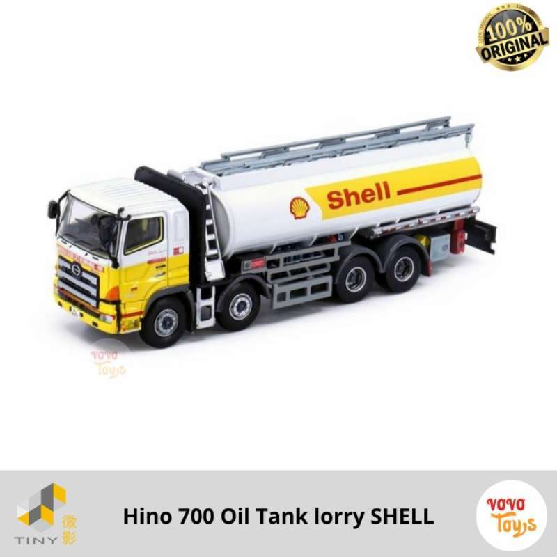 Jual Tiny Diecast Shell Hino 700 Oil Tank Lorry Di Seller Qairina Store ...
