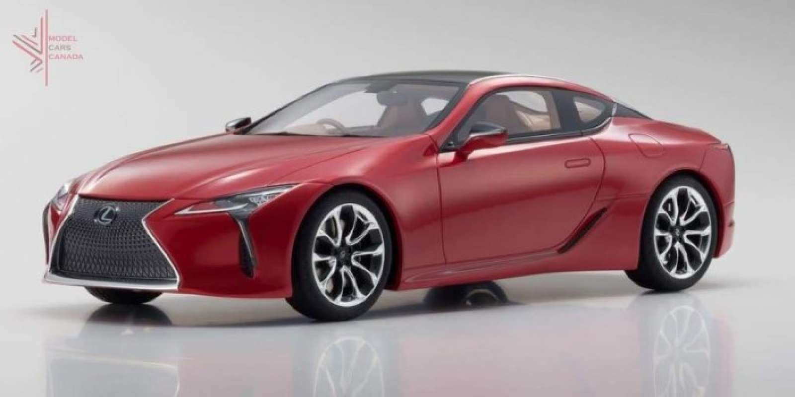 Promo 1/18 KYOSHO LEXUS LC500 WHITE / RED DIECAST MINIATUR NOT AUTOART ...