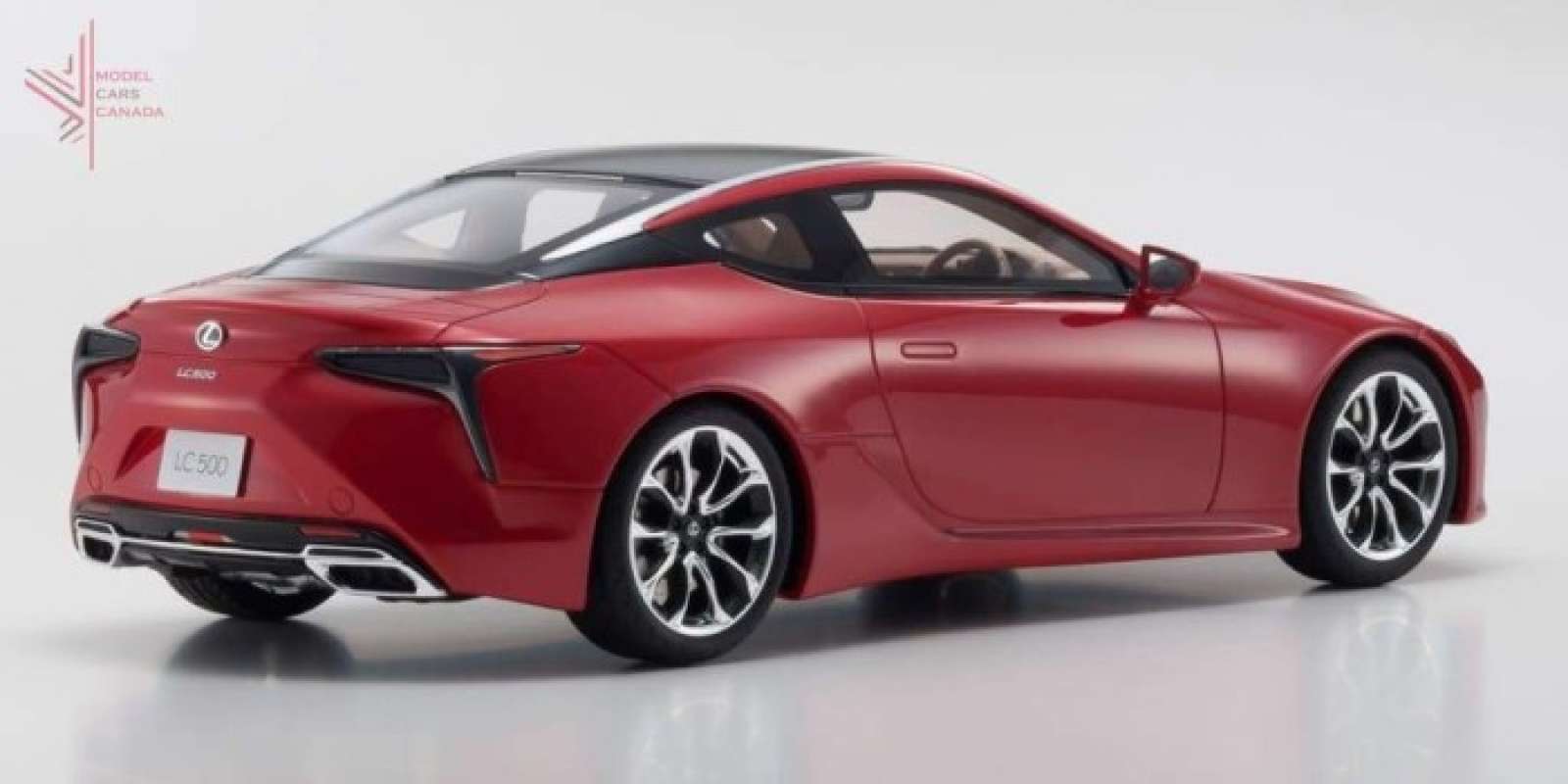 Promo 1/18 KYOSHO LEXUS LC500 WHITE / RED DIECAST MINIATUR NOT AUTOART ...