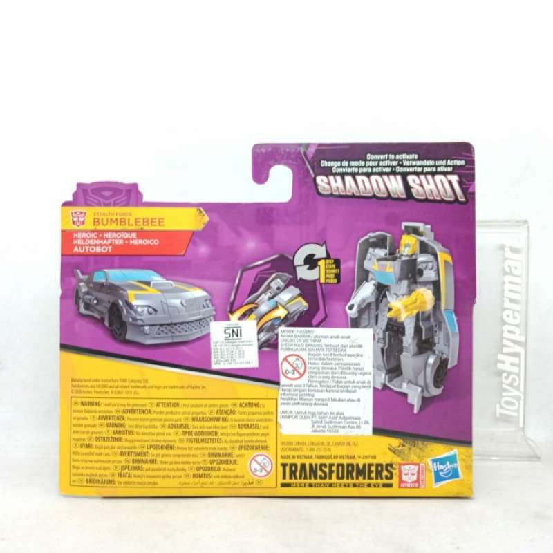 Promo Ori Bumblebee Shadow Shot One Step Transformers Cyberverse Hasbro ...